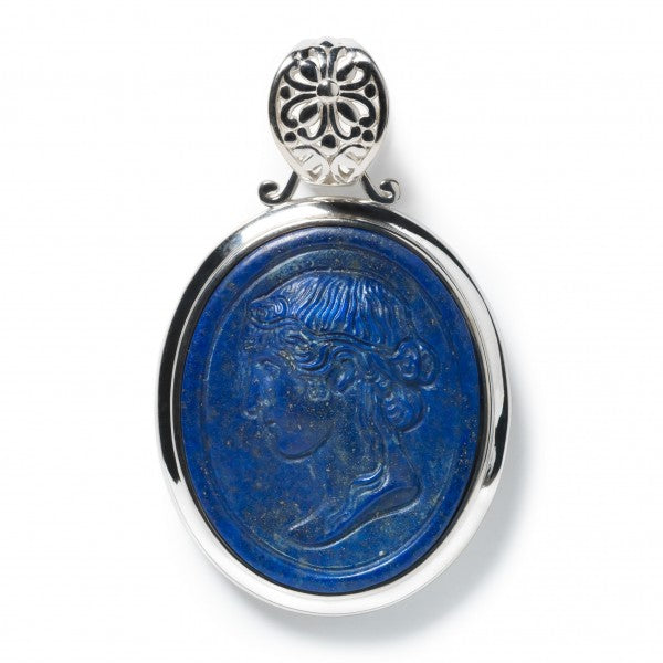 Lapis Ceres Intaglio – Southern Gates® Jewelry